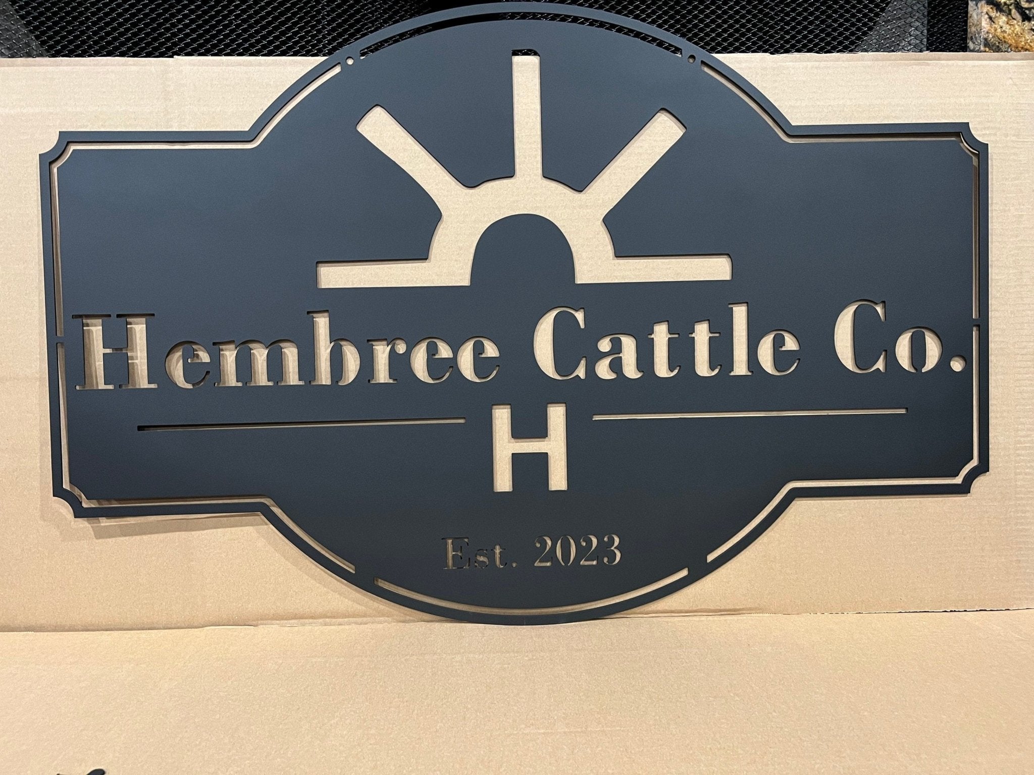 Custom Metal Sign, Logo Metal Sign, Business Metal Sign, Storefront ...